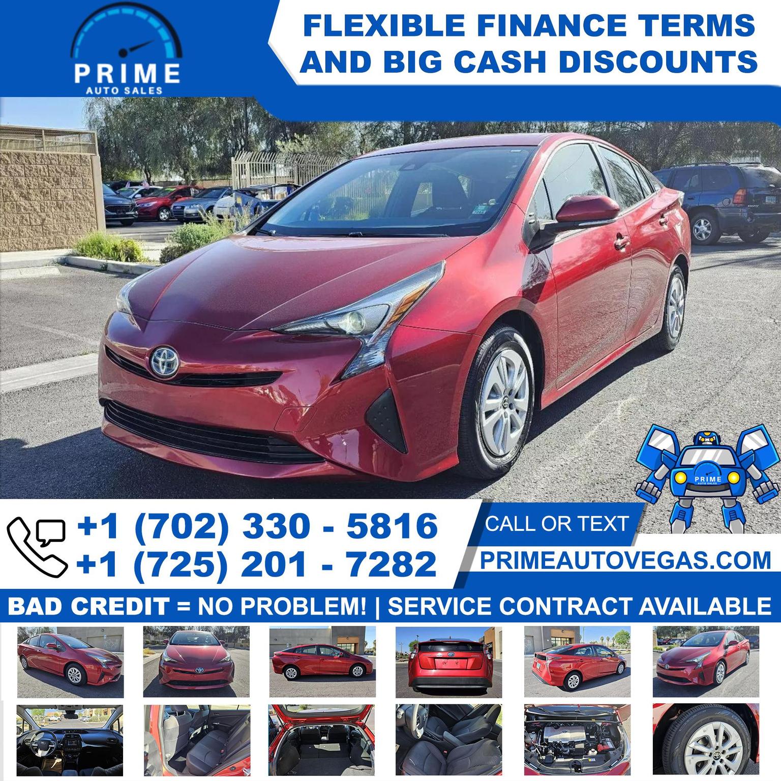 2017 TOYOTA PRIUS TWO HATCHBACK 4D – Prime Auto Vegas